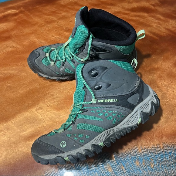 Merrell | Shoes | Merrell All Out Blaze Ventilator Mid Waterproof ...